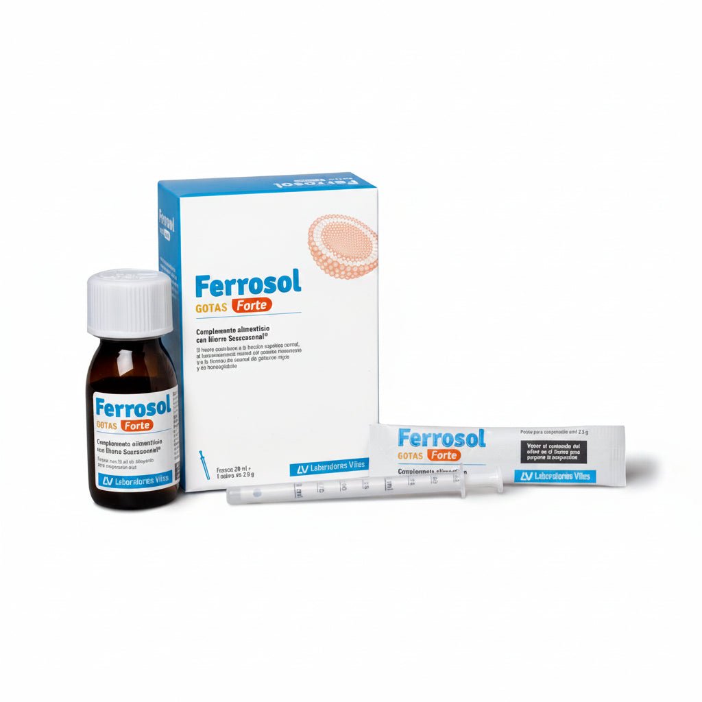 Ferrosol Gotas e Sobre 30ml + 1,9g Hierro | Farma2Go – farma2go