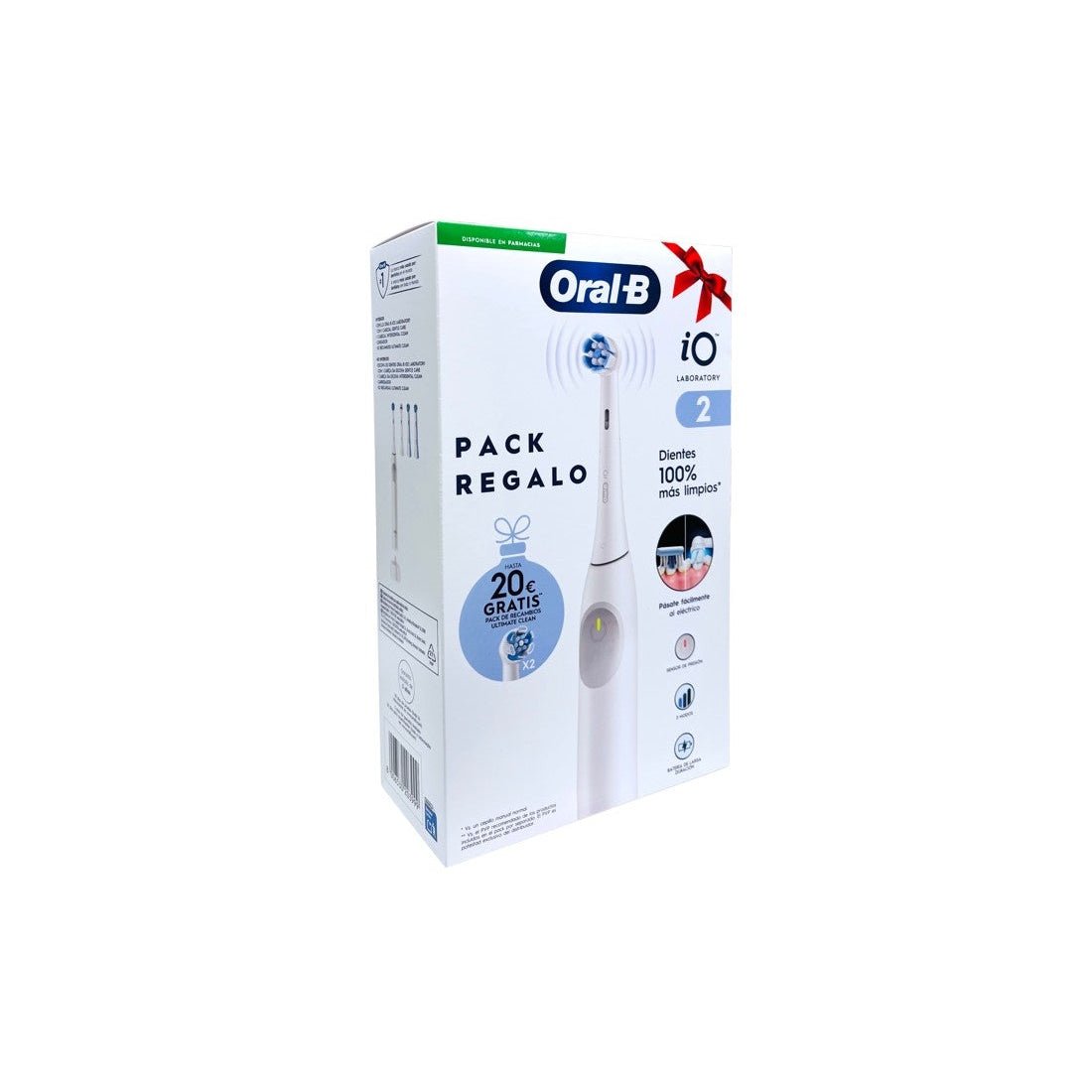 Oral-B Electric Toothbrush Io2 White 2 Brush Heads - farma2go